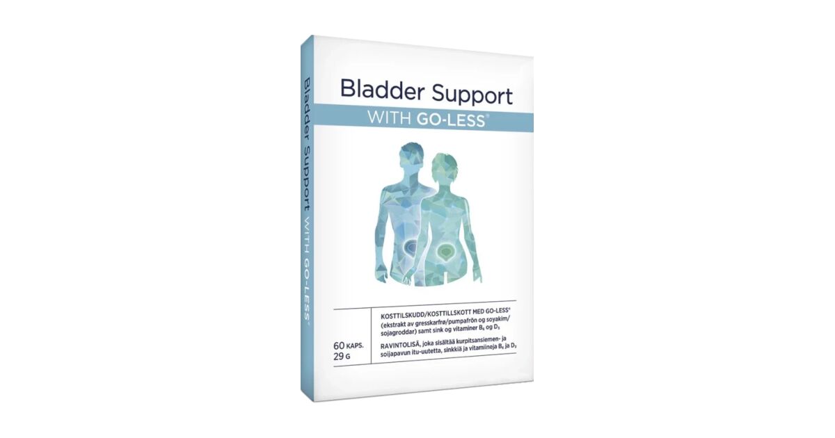 Bladder Support with Go-Less® – Kosttilskudd for voksne